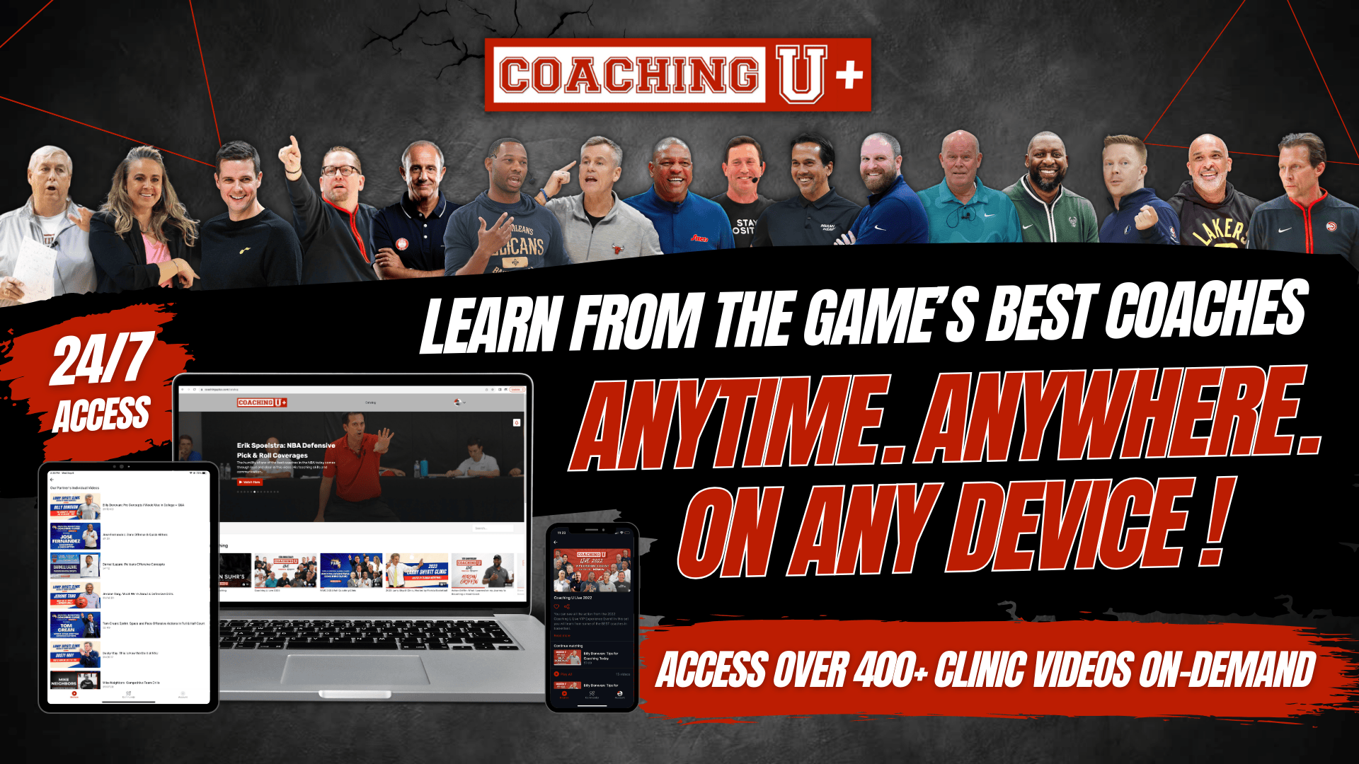 Coaching U+ | The Entire Coaching U Video Library is at Your Fingertips